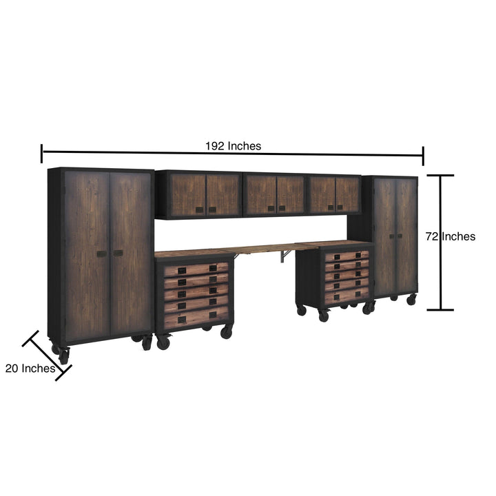 Duramax 8-Piece Garage Storage Combo Set with Tool Chests, Wall Cabine